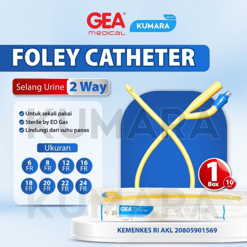 GEA - Foley Catheter 2 Way | Selang Urin - Kumara Health (Toko Alkes ...