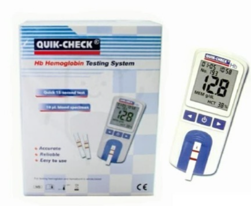 QUIK-CHECK - Hemoglobin Test Meter / Quick Check HB Meter - Kumara ...