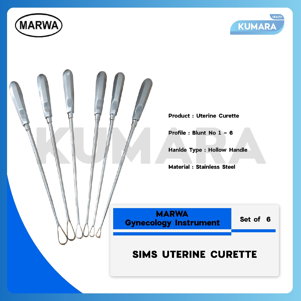 MARWA - Sims Uterine Sound Stainless / Sonde Uterus - Kumara Health ...