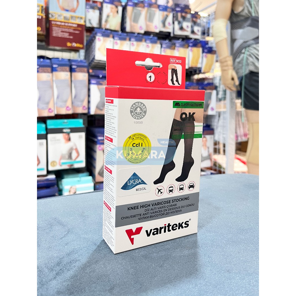 VARITEKS - Knee High Varises 932 Stocking Closed Toe CCL I / Stocking ...