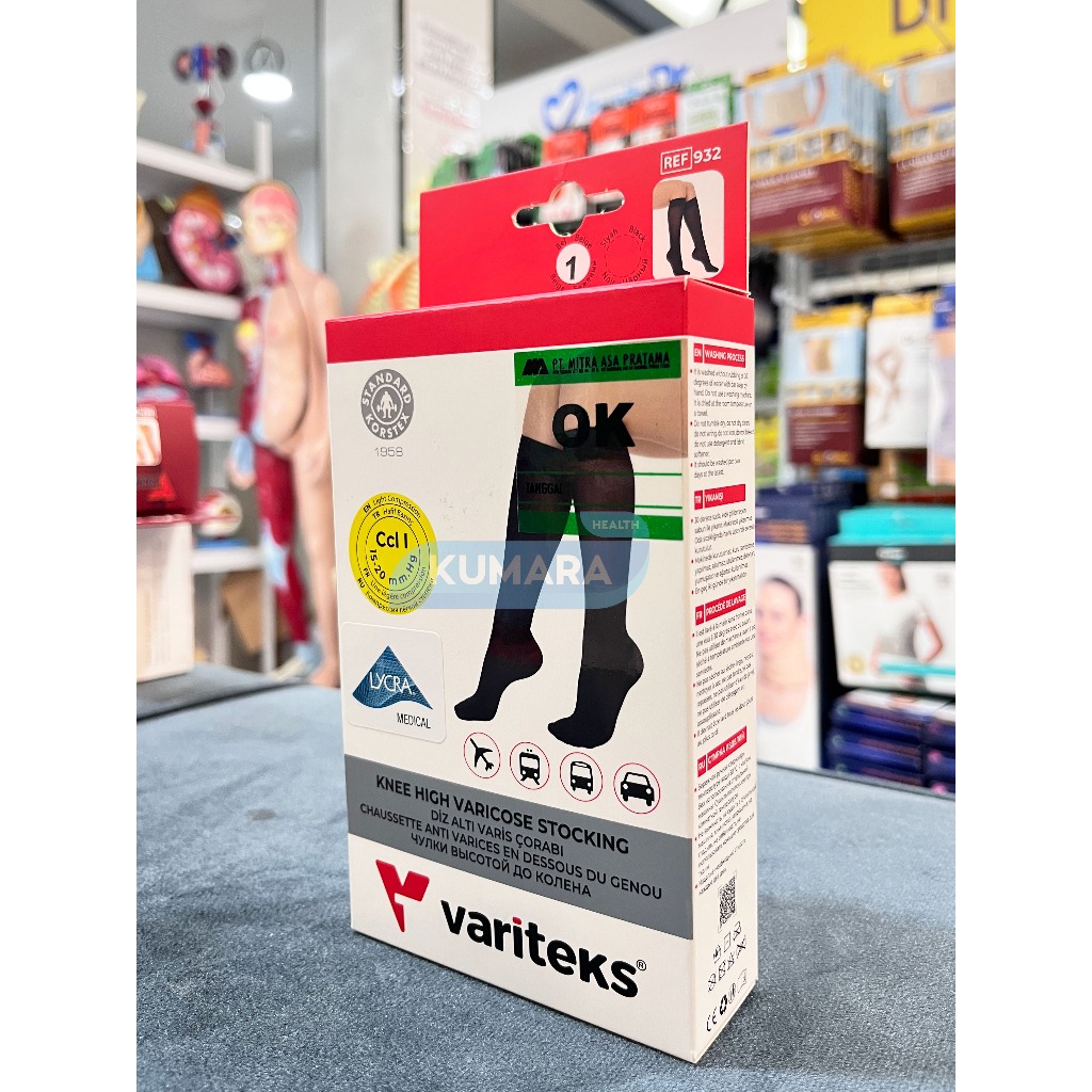 VARITEKS - Knee High Varises 932 Stocking Closed Toe CCL I / Stocking ...